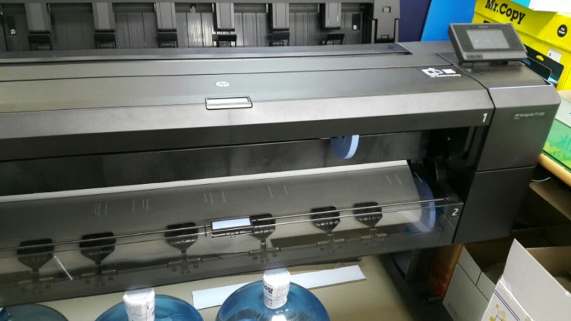 HP DesignJet 플로터 T920 T930 T1500 T1530 IP 셋팅 IP 주소입력하는 방법 플로터 수리 전문가 ...