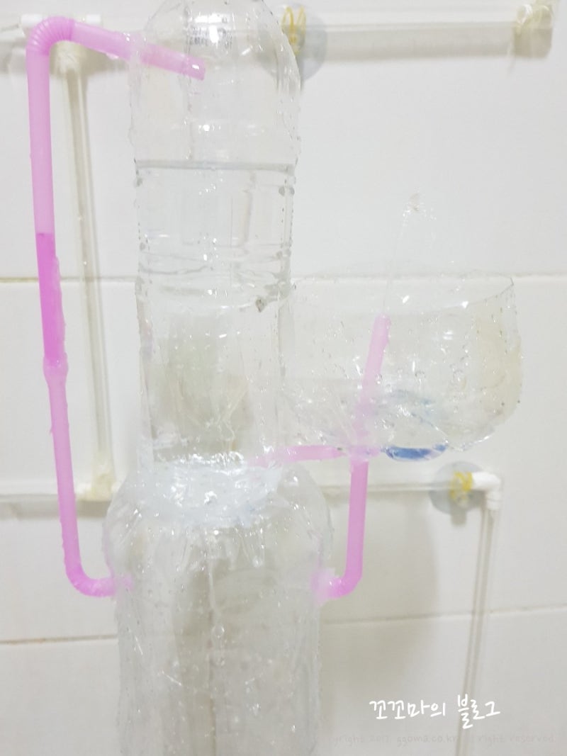 아빠표 과학놀이-헤론의 분수-사이펀의 원리 : 네이버 블로그