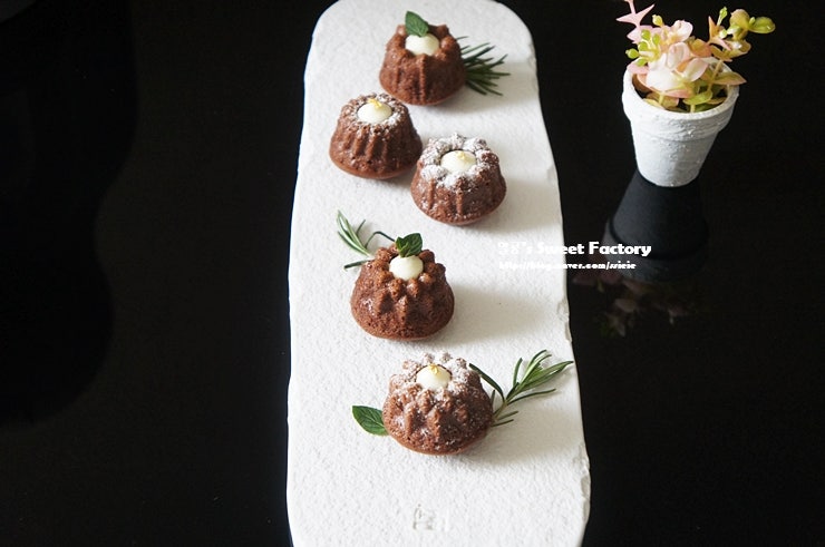 초코미니케이크미니구겔호프 만들기♡크림치즈프로스팅을 올려 더 맛있어요♬ 네이버 블로그