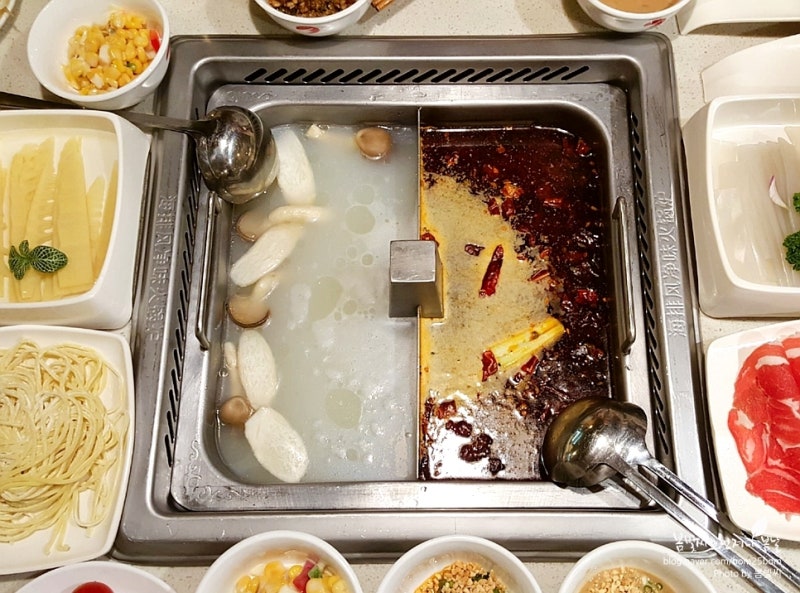 홍대 하이디라오 훠궈 맛있게 먹는법 네이버 블로그
