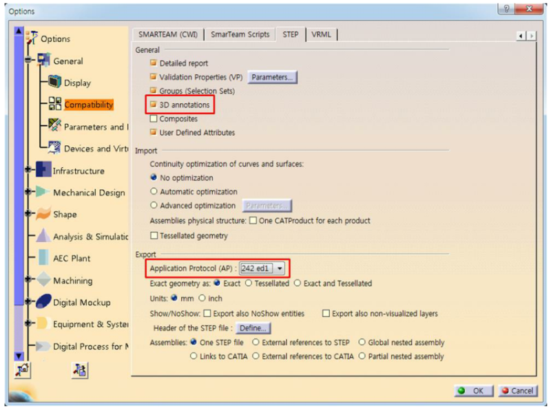 이즈파크 Tech Tip 3) 3D Annotation을 유지한 채 STEP 변환하기 : 네이버 블로그