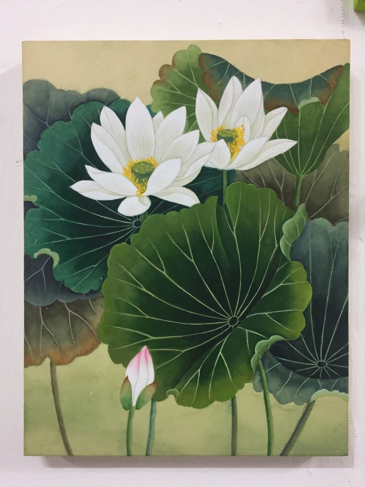 부산취미미술부산화실부산민화부산그림배우기공필화채색화모란도연화도 네이버 블로그