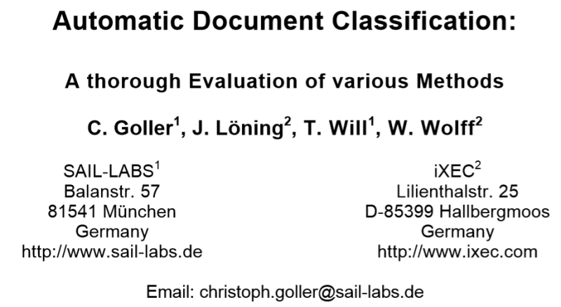 [텍스트 마이닝 - 논문 분석] Automatic Document Classification - 개요 : 네이버 블로그