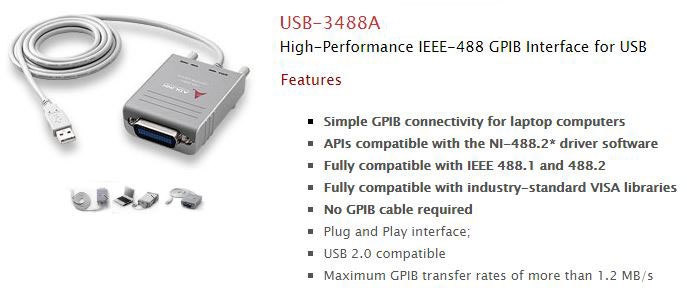 JYTEK GPIB(구 ADLINK GPIB) Interface. USB-3488A / LPCI-3488A / LPCIe ...