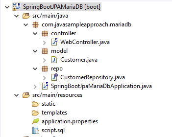 Spring Boot의 Spring JPA MariaDB 사용하기 : 네이버 블로그