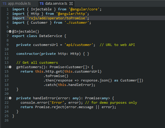 SpringBoot RestAPI에서 데이터를 가져오기 위한 Angular Http Client 사용하기 - Angular 4 ...