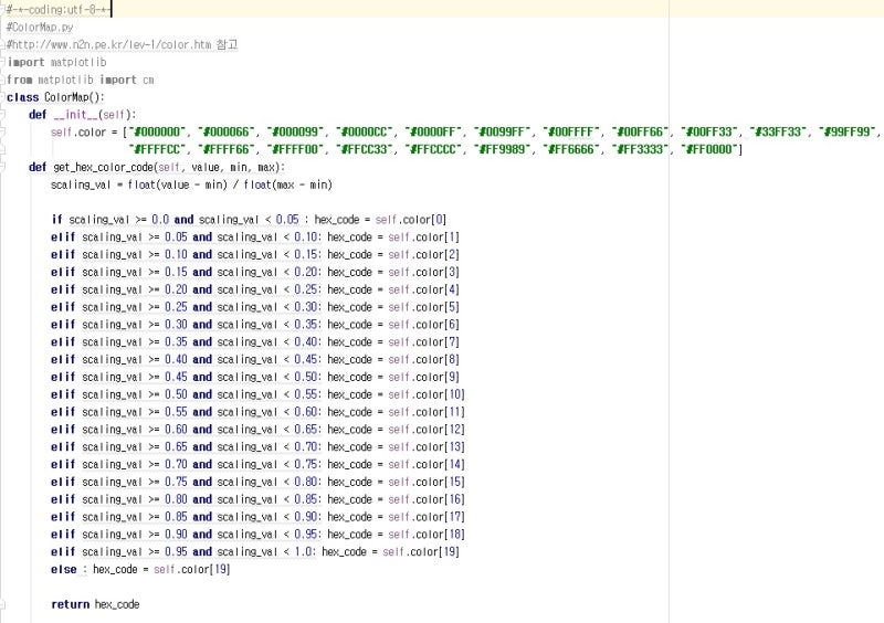 jet colormap python 직접만든코드 : 네이버 블로그