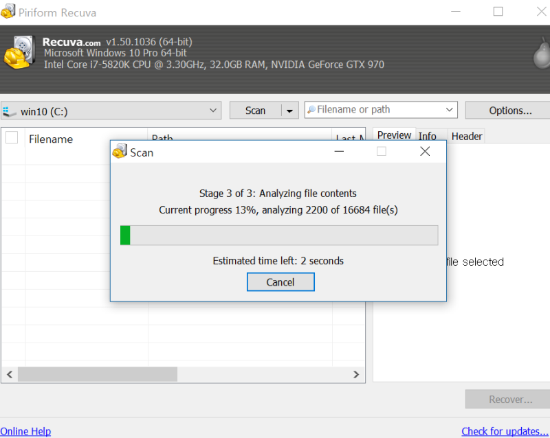 실수로 지운 파일 복구하기 Recuva portable : 네이버 블로그