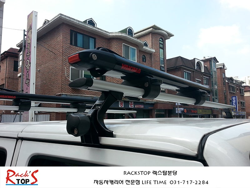 랭글러 사하라 가로바와 서핑보드캐리어 야키마 섭독 툴레 빗물받이 가로바 셋팅 네이버 블로그