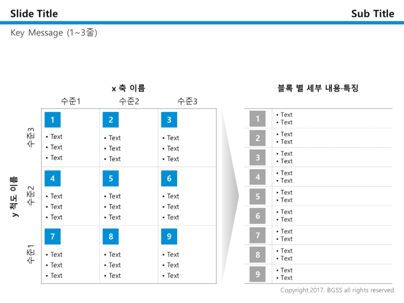 보고서 양식 실무 Ppt 템플릿 9블록 항목별 세부 설명 네이버 블로그