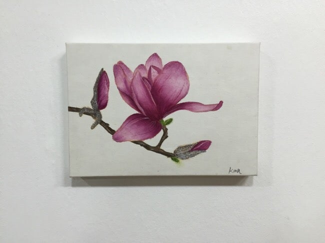 안산화실•안산공방아뜰리에먹 성인취미미술 안산민화수업 수강생완성작목련도 네이버 블로그