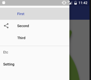 [Android] DrawerLayout 활용하여 NavigationView 사용해보기 : 네이버 블로그
