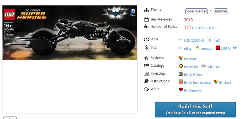 Decool 7115 = Lego bat man 5004590, bat pod : 네이버 블로그