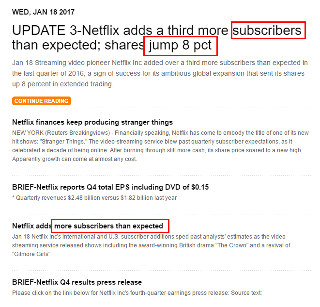 Netflix 2016-4Q 실적 Review : 네이버 블로그