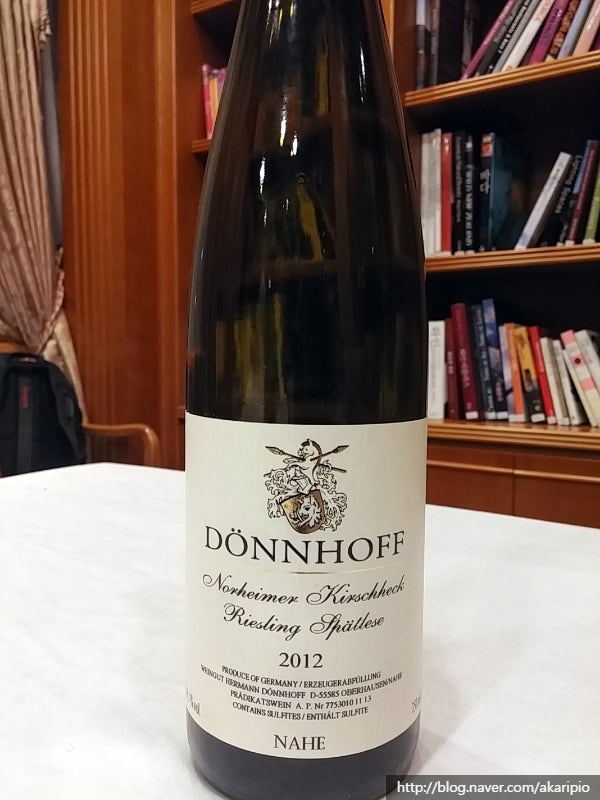 Weingut Donnhoff, Norheimer Kirschheck Riesling Spatlese, Nahe, 2012 ...