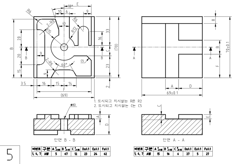 마스터캠 캐드 Mct 밀링 머시닝센터 컴퓨터응용밀링기능사 컴퓨터응용가공산업기사 자격증 및 실무 교육 2d Nc 데이터 생성 Hole Hard 센터드릴 드릴 엔드밀타입