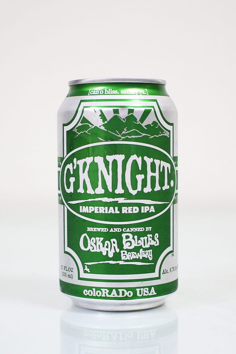 오스카 블루스 지나이트 임페리얼 레드 IPA / Oskar Blues G'Knight Imperial Red IPA : 네이버 블로그