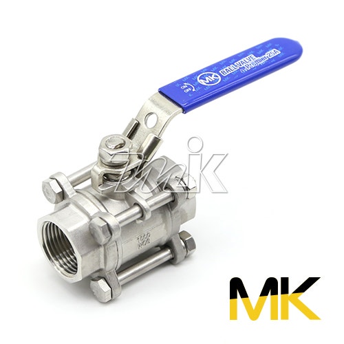 MK프리미어밸브 - 3pc 스텐 나사 볼밸브(SUS304, SUS316) / 3pc 스텐 용접 볼밸브 (SUS304, SUS316)의 구조, 도면, 규격 : 네이버 블로그
