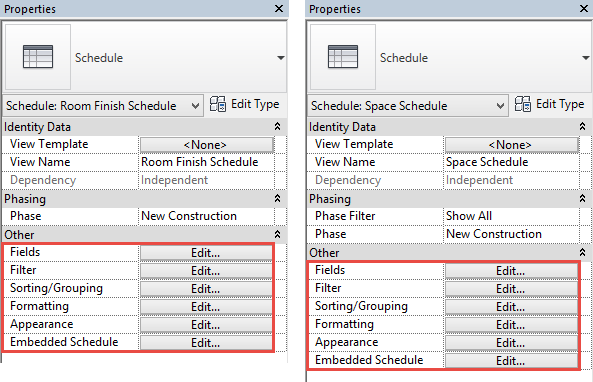 레빗(revit) 포함된 일람표(Embedded Schedule)이란? : 네이버 블로그