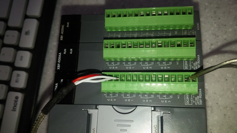 XBC 온도/아날로그 확장 모듈 접속 XBF-RD04A 실습 : 네이버 블로그