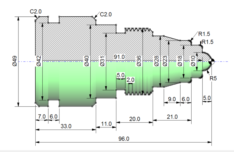 Cnc 선반 컴퓨터응용 기계설계 컴퓨터응용선반기능사 컴퓨터응용가공산업기사 자격증 교육 컴퓨터응용선반기능사 실기 복합반복사이클 황삭 정삭 홈 나사 가공 시험장 기준
