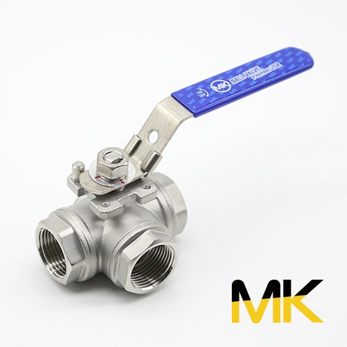 MK프리미어밸브 - 삼방(3WAY) 스텐 나사 볼밸브 L형(SUS304/SUS316) / T형(SUS304/SUS316)의 구조, 도면, 규격, 차이 : 네이버 블로그