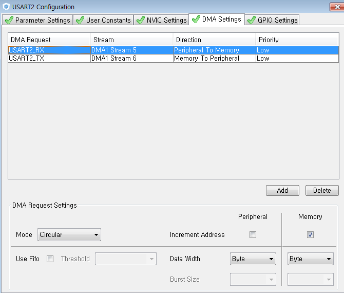 [STM32] USART DMA 방식 : 네이버 블로그
