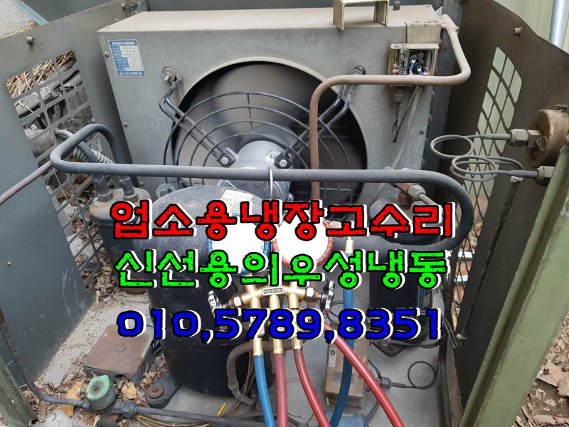 성북구 구내 식당업소용 저온 저장고 냉장 창고 실외기 휀모타 고장 교환워크인 냉장고 개스 충전 수리 네이버 블로그