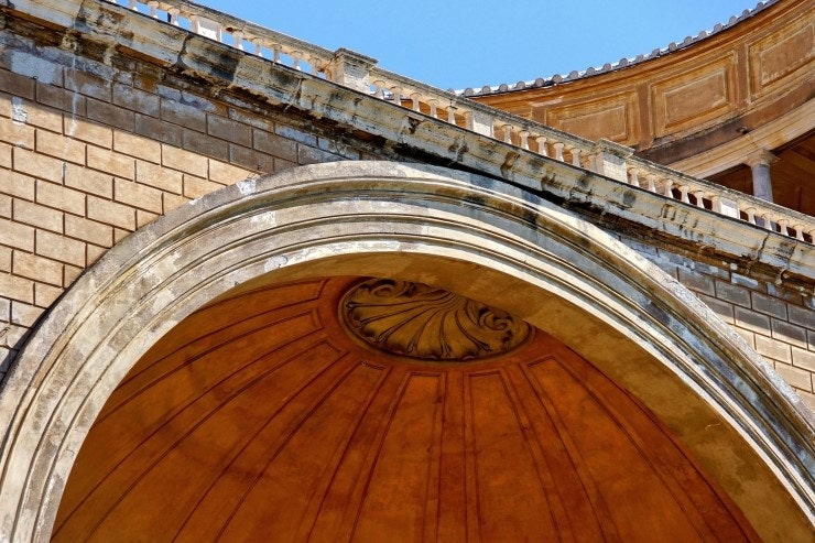 코르틸레 델라 피그냐(Cortile della Pigna) 솔방울 정원, Musei Vaticani : 네이버 블로그