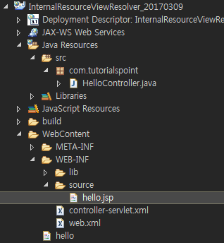 16회차_Spring MVC - Internal Resource View Resolver Example : 네이버 블로그