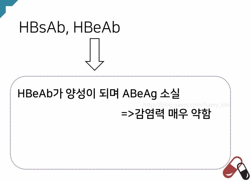 B형간염 항원 HBsAg HBeAg항체 HBsAb HBsAb의 의미 : 네이버 블로그