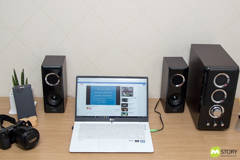 [리뷰] 2.1채널 우퍼 PC 스피커 :: 보노보스(BonoBoss) Bos-5000 TITAN : 네이버 블로그