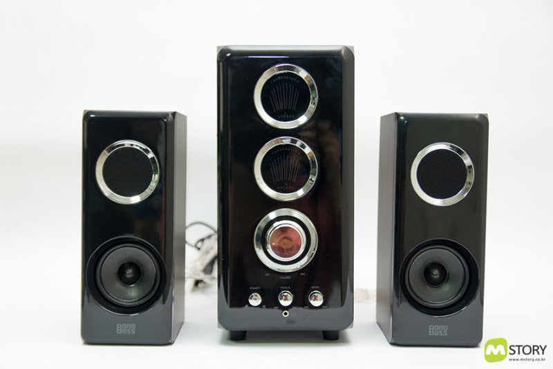 [리뷰] 2.1채널 우퍼 PC 스피커 :: 보노보스(BonoBoss) Bos-5000 TITAN : 네이버 블로그