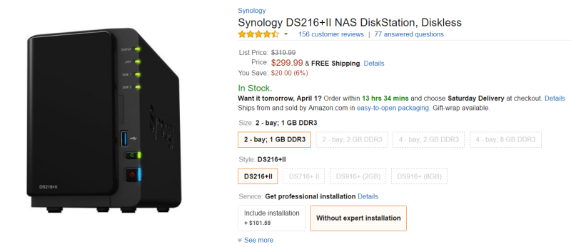 가정용 NAS 구축 with 시놀로지 DS216+II by 디버서 : 네이버 블로그