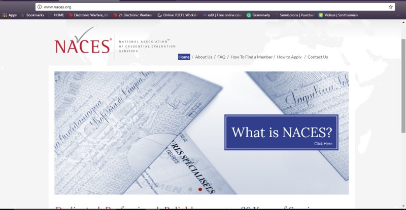 Transcript Evaluation/ NACES members/ IERF : 네이버 블로그