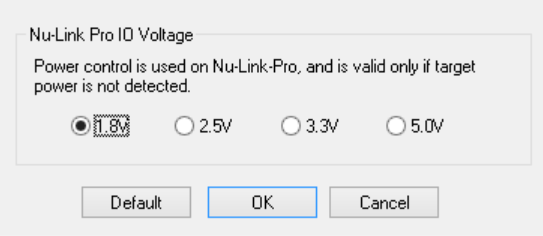 [Cortex-M] 누보톤(Nuvoton) 누-링크(Nu-Link) Pro I/O 전압 변경하는 방법 : 네이버 블로그