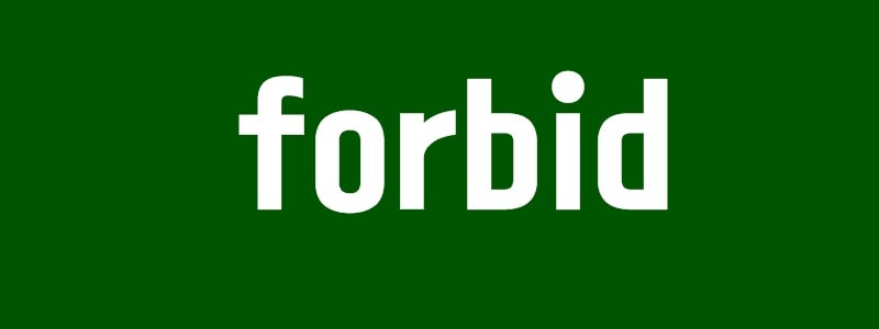 영어 유의어/forbid/ prohibit/ban 금지하다 - 차이를 알자. : 네이버 블로그