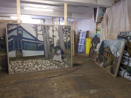 2017 가을,런던 ㅡ빌리 차일디쉬 (Billy Childish/1958~)스튜디오 방문 : 네이버 블로그