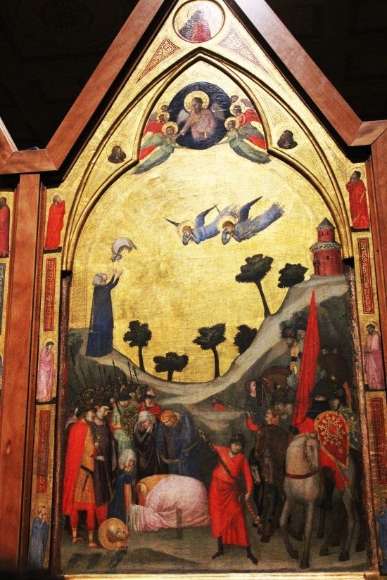 조토(Giotto) - 스테파네스키 트립틱(Stefaneschi Triptych), Sala 2, Pinacoteca ...