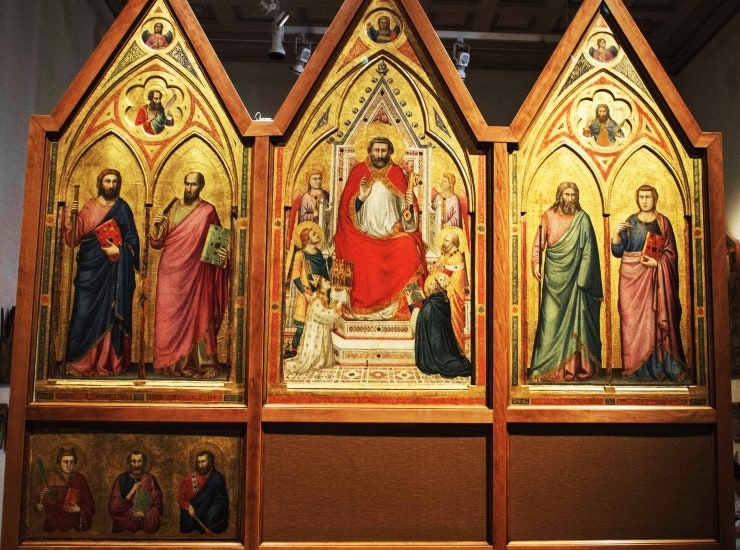 조토(Giotto) - 스테파네스키 트립틱(Stefaneschi Triptych), Sala 2, Pinacoteca ...