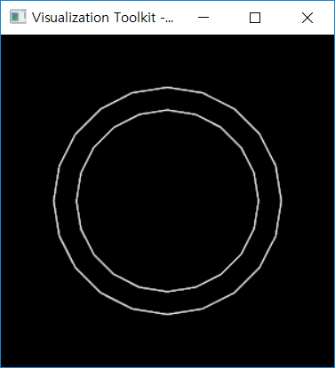 [VTK] 중심과 반지름 원 선 (circle line w/ center, radius) 예제 : 네이버 블로그