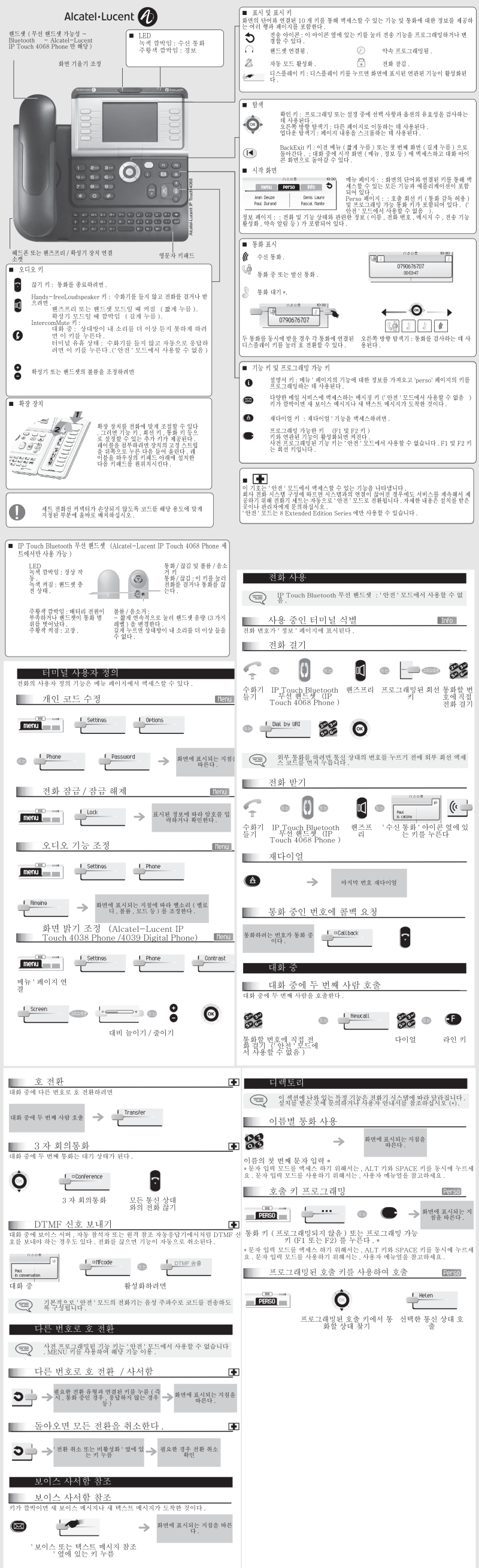 알카텔-루슨트(Alcatel-Lucent) IP TOUCH 4038 소개 : 네이버 블로그