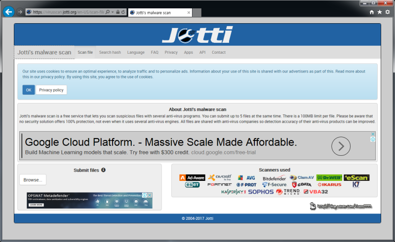 바이러스 악성코드 멜웨어(Malware) 검사 (VirusTotal Jotti) : 네이버 블로그