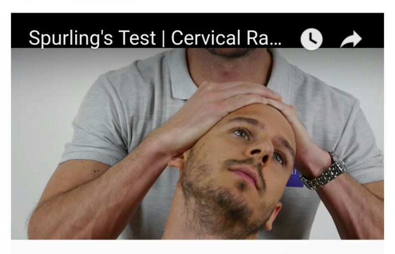 spurling test : 네이버 블로그