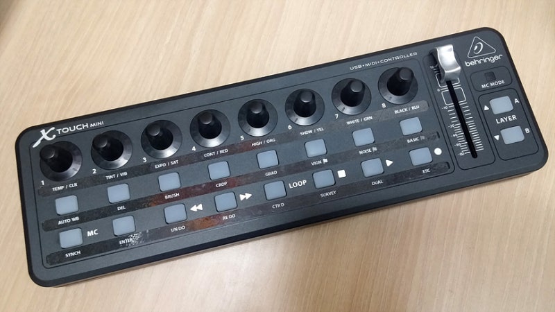 사진 보정을 즐겁게...라이트룸 컨트롤러 X터치 미니 (Xtouch mini-MIDI to LR) : 네이버 블로그