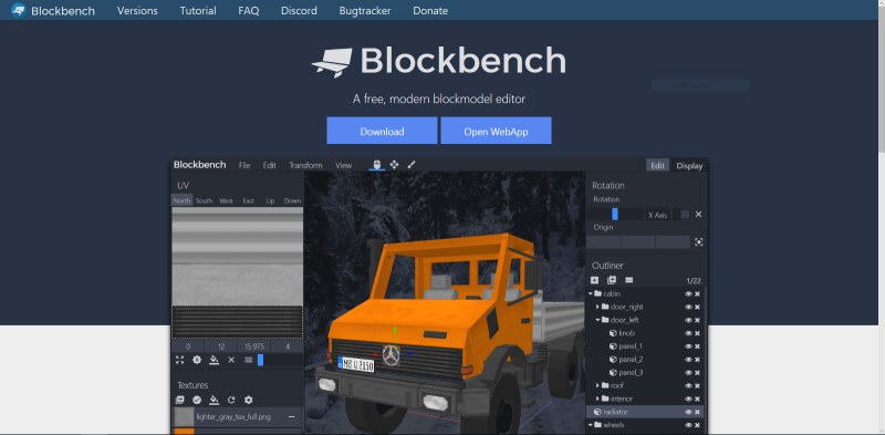 마인크래프트 3D 리소스팩 강좌 1: Blockbench 설치 : 네이버 블로그
