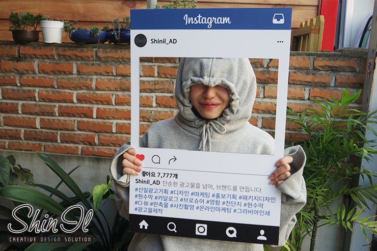 인스타 판넬 제작 인스타그램 홍보를 위한 Sns 행사 이벤트 판넬 제작 네이버 블로그