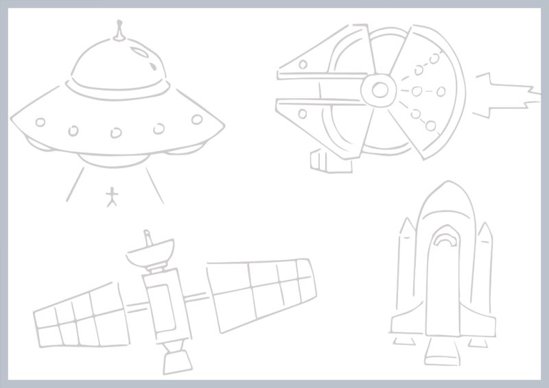 우주선 그리기 영상 / UFO 색칠공부 / 유아미술 : 네이버 블로그