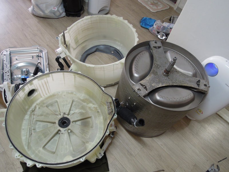 세탁기 분해 설치 조립 전문점 삼성 애드 워시 19kg Wd19j9830kp 세탁실 좁은문 통과 설치일오삼 테크 네이버 블로그