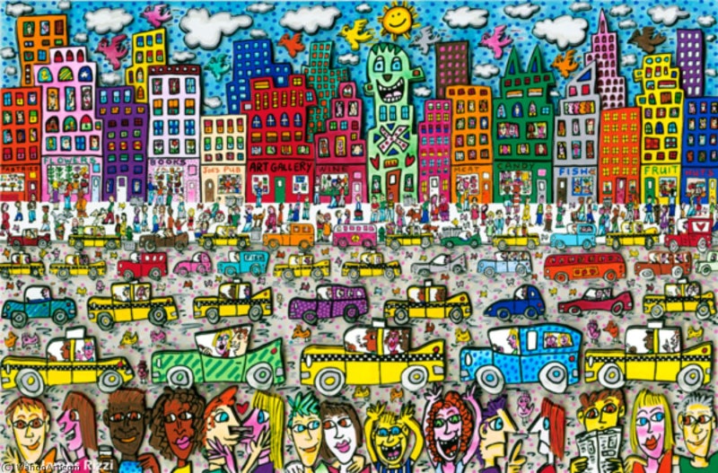 'MY NEW YORK CITY' JAMES RIZZI(제임스 리찌)작가의 작품세계 : 네이버 블로그